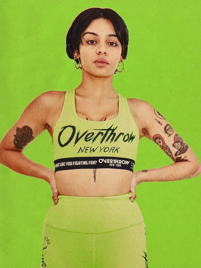 Scratch Sports Bra Neon – OVERTHROW